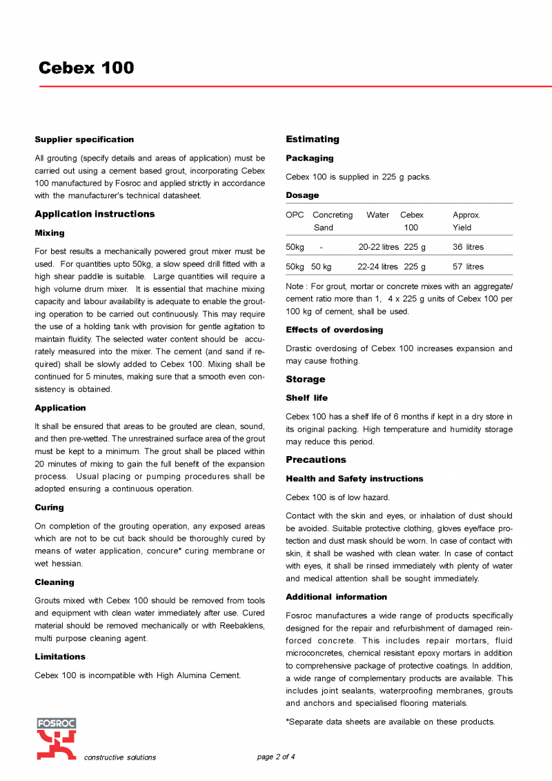 Cebex 100 – New Dhaka Rubber